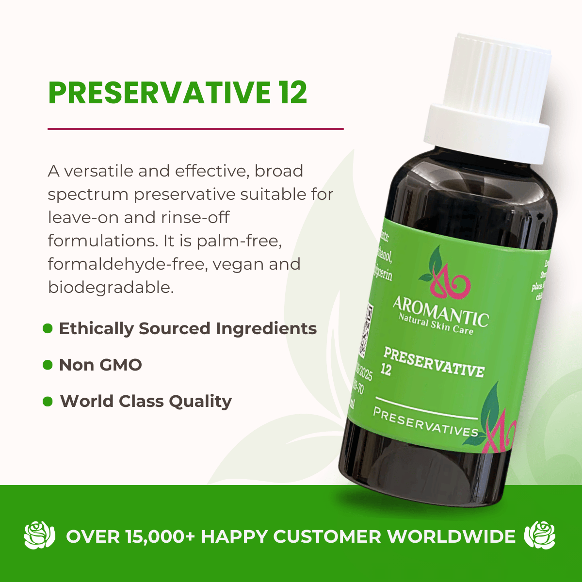Preservative 12 for Broad Spectrum Microbial Safety
